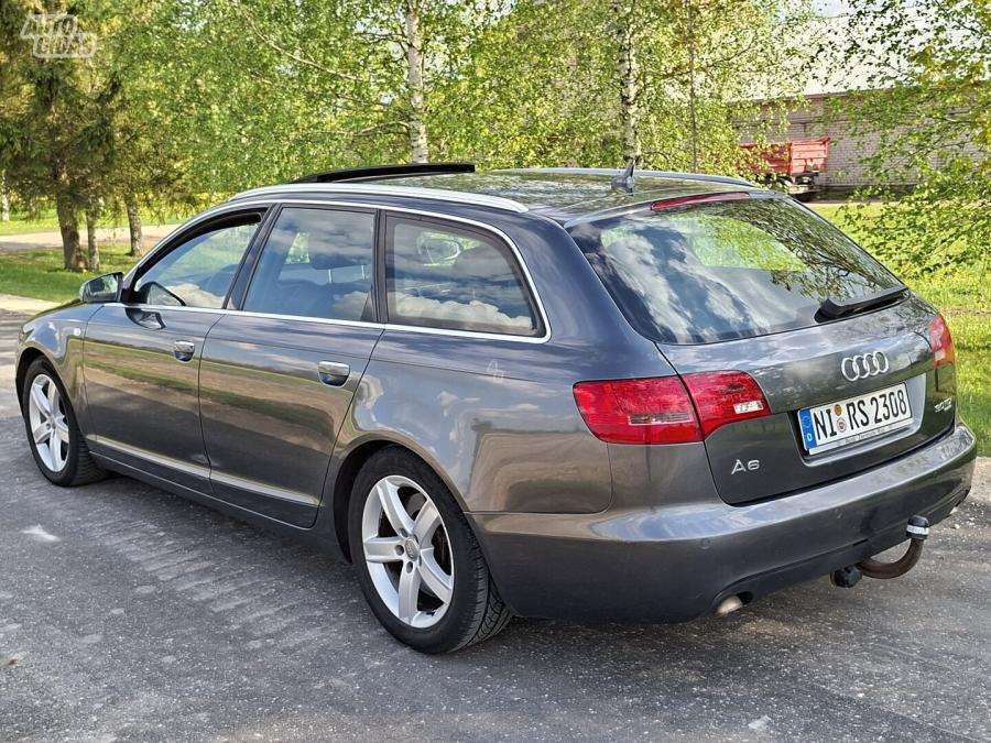 Grey Audi A6 2008 in Mazeikiai, with an engine capacity of 3.00 L and mileage of 295 thousand km for 4250 €, photo 9 on AUTOMOTO.COM.LV
