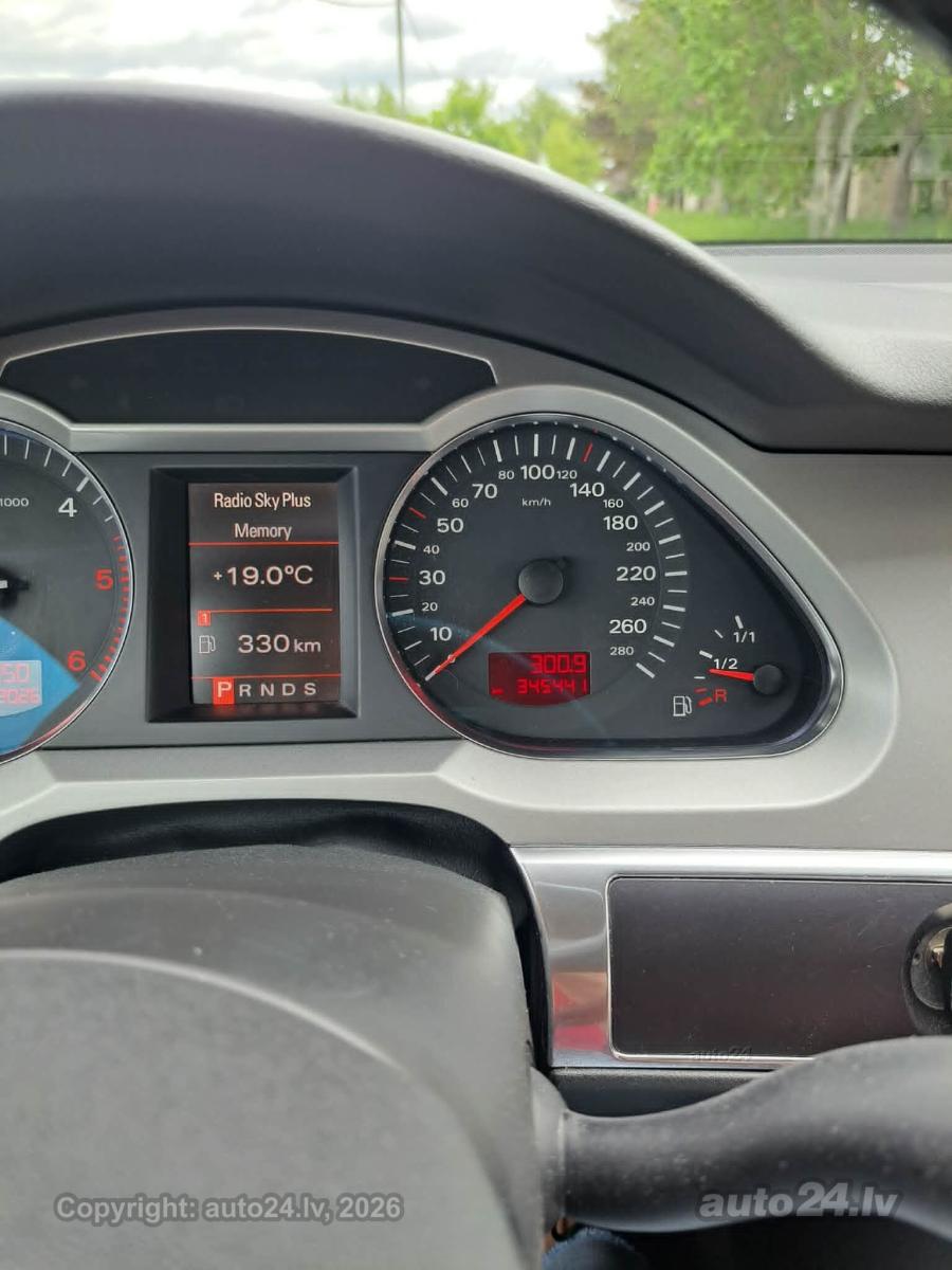 Grey Audi A6 2008 in Tallinn, with an engine capacity of 2.70 L and mileage of 345 thousand km for 3950 €, photo 5 on AUTOMOTO.COM.LV