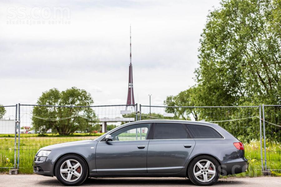 Grey Audi A6 2008 in Riga, with an engine capacity of 3.00 L and mileage of 356 thousand km for 5690 €, photo 5 on AUTOMOTO.COM.LV