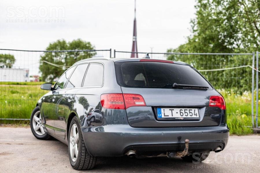 Grey Audi A6 2008 in Riga, with an engine capacity of 3.00 L and mileage of 356 thousand km for 5690 €, photo 7 on AUTOMOTO.COM.LV