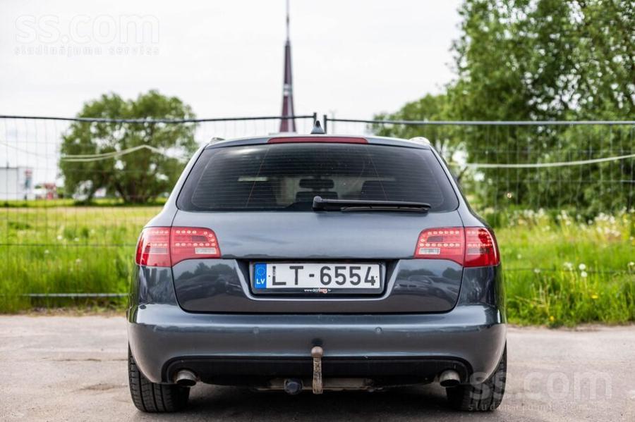 Grey Audi A6 2008 in Riga, with an engine capacity of 3.00 L and mileage of 356 thousand km for 5690 €, photo 9 on AUTOMOTO.COM.LV