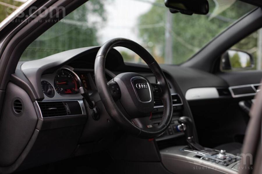 Grey Audi A6 2008 in Riga, with an engine capacity of 3.00 L and mileage of 356 thousand km for 5690 €, photo 16 on AUTOMOTO.COM.LV