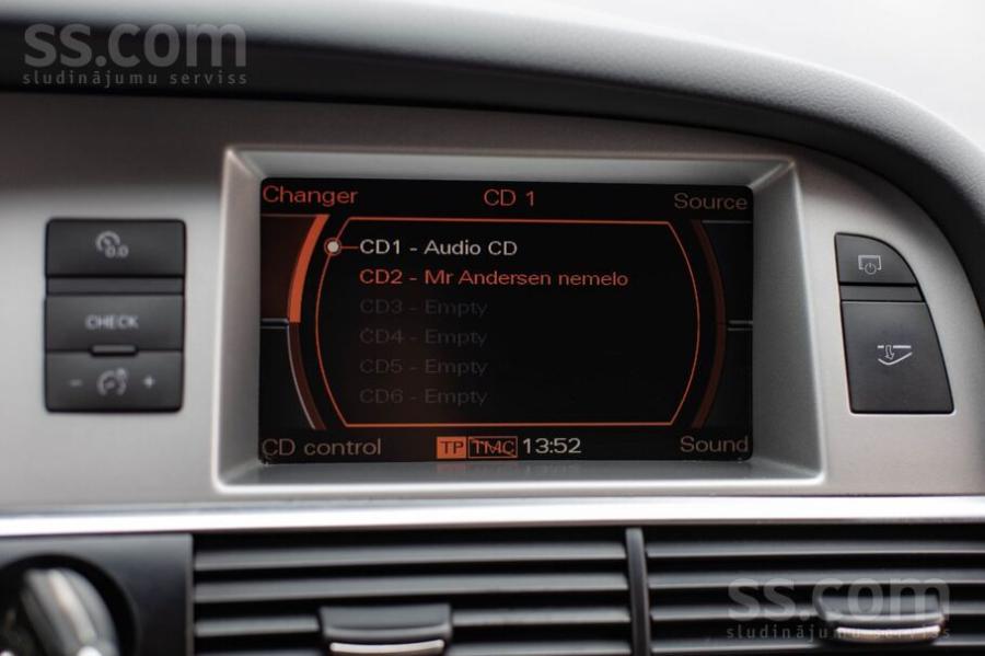 Grey Audi A6 2008 in Riga, with an engine capacity of 3.00 L and mileage of 356 thousand km for 5690 €, photo 23 on AUTOMOTO.COM.LV