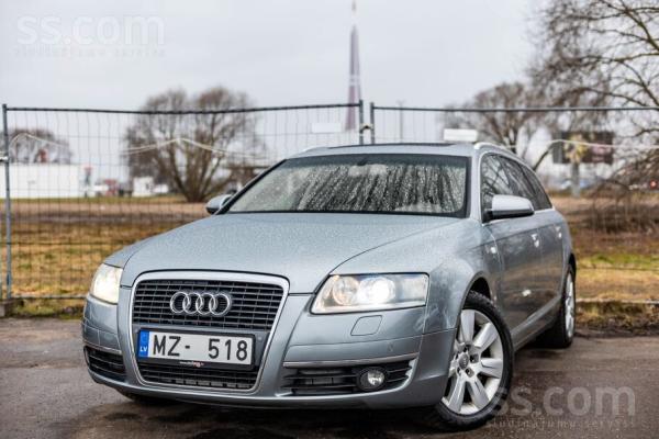 Grey Audi A6 2008 in Riga, with an engine capacity of 2.70 L and mileage of 381 thousand km for 4790 €, photo 1 on AUTOMOTO.COM.LV