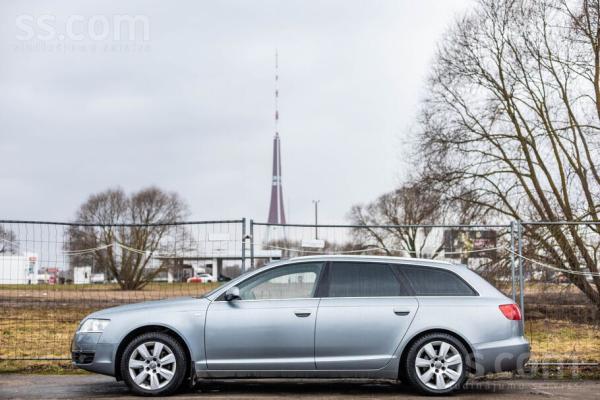 Grey Audi A6 2008 in Riga, with an engine capacity of 2.70 L and mileage of 381 thousand km for 4790 €, photo 4 on AUTOMOTO.COM.LV