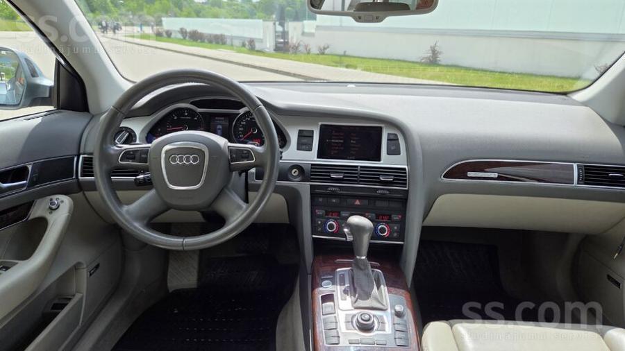 Grey Audi A6 2008 in Riga, with an engine capacity of 3.00 L and mileage of 275 thousand km for 5600 €, photo 6 on AUTOMOTO.COM.LV