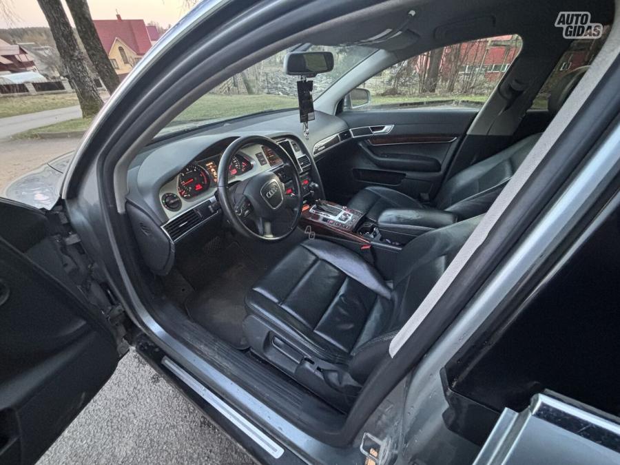 Grey Audi A6 2008 in Vilnius, with an engine capacity of 3.00 L and mileage of 305 thousand km for 3700 €, photo 4 on AUTOMOTO.COM.LV