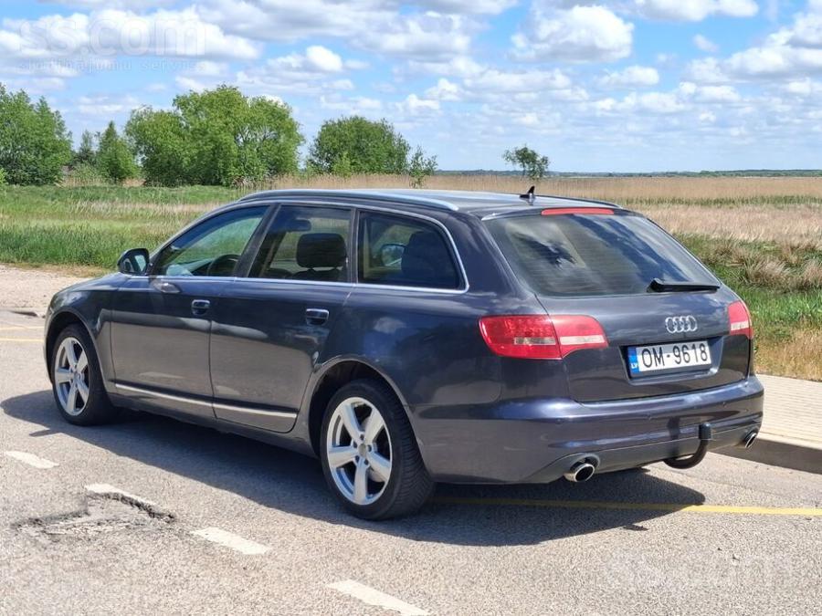 Grey Audi A6 2008 in Liepaja, with an engine capacity of 2.70 L and mileage of 195 thousand km for 4500 €, photo 4 on AUTOMOTO.COM.LV