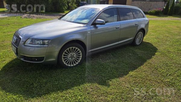 Grey Audi A6 2008 in Aizkraukle, with an engine capacity of 2.70 L and mileage of 414 thousand km for 2500 €, photo 5 on AUTOMOTO.COM.LV