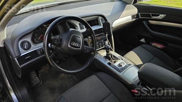 Grey Audi A6 2008 in Aizkraukle, with an engine capacity of 2.70 L and mileage of 414 thousand km for 2500 €, photo 6 on AUTOMOTO.COM.LV