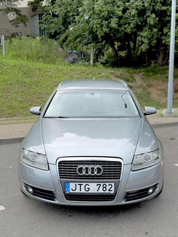 Grey Audi A6 2008 in Vilnius, with an engine capacity of 2.00 L and mileage of 297 thousand km for 3000 €, photo 3 on AUTOMOTO.COM.LV