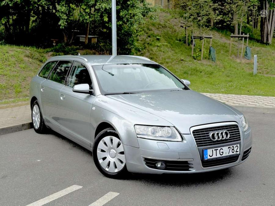 Grey Audi A6 2008 in Vilnius, with an engine capacity of 2.00 L and mileage of 297 thousand km for 3000 €, photo 1 on AUTOMOTO.COM.LV