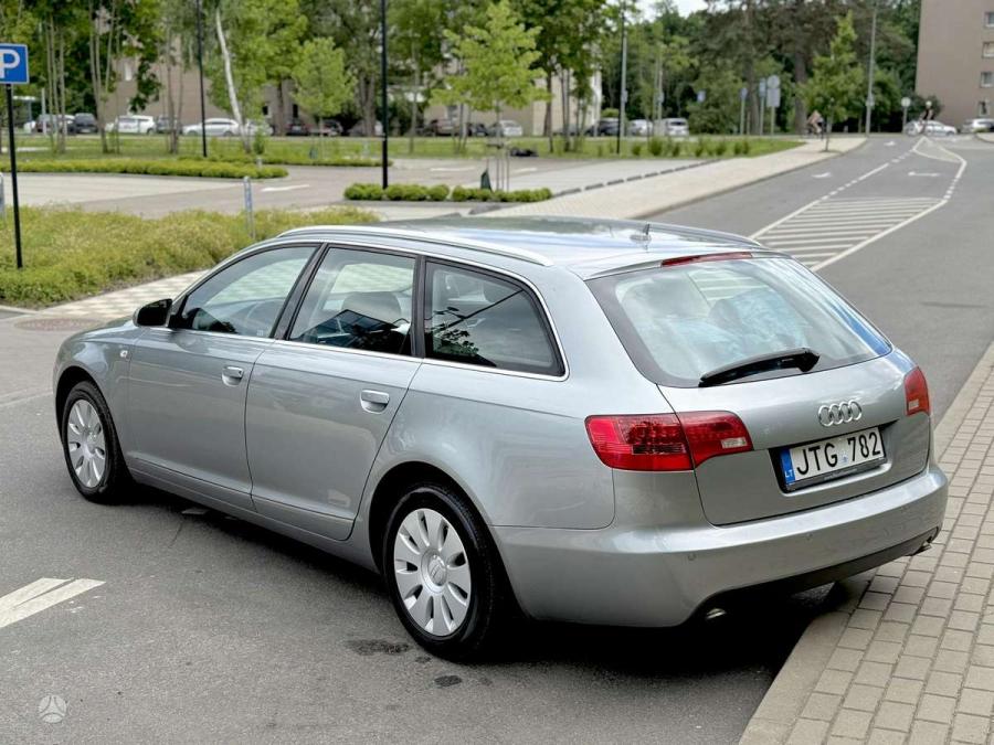 Grey Audi A6 2008 in Vilnius, with an engine capacity of 2.00 L and mileage of 297 thousand km for 3000 €, photo 6 on AUTOMOTO.COM.LV