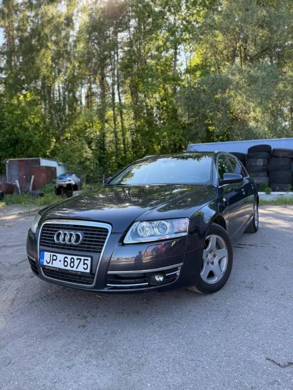 Grey Audi A6 2008 in Riga, with an engine capacity of 2.70 L and mileage of 293 thousand km for 2500 €, photo 1 on AUTOMOTO.COM.LV