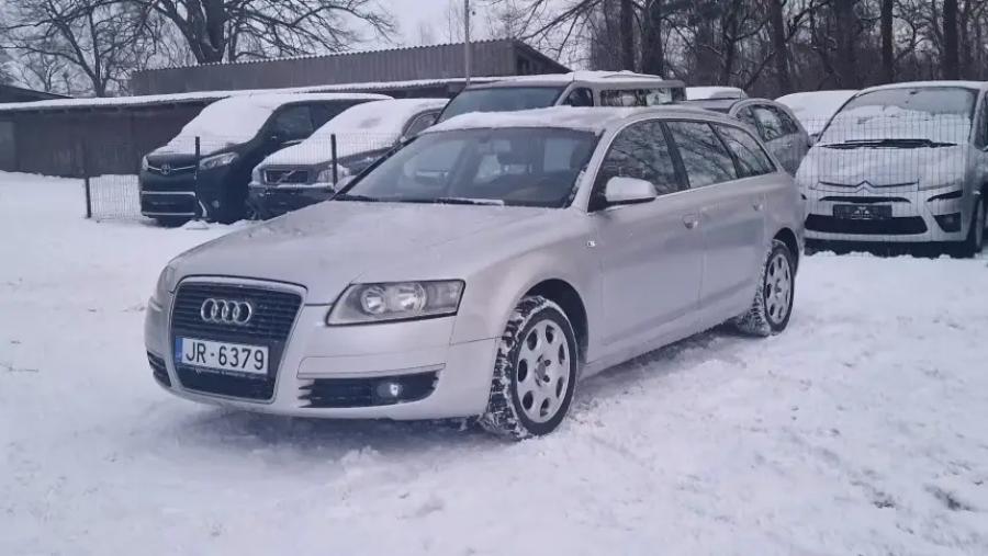 Серый Ауди А6 2008 в Гробиня, объемом двигателя 2.00 л и пробегом 301 тыс. км за 3950 €, фото 1 на AUTOMOTO.COM.LV