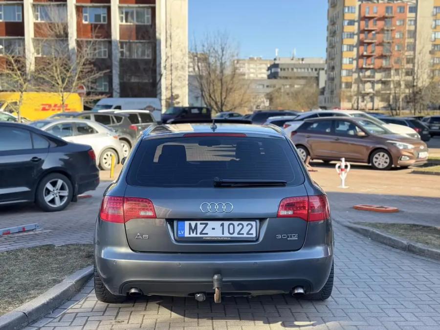 Grey Audi A6 2008 in Riga, with an engine capacity of 3.00 L and mileage of 319 thousand km for 3990 €, photo 8 on AUTOMOTO.COM.LV