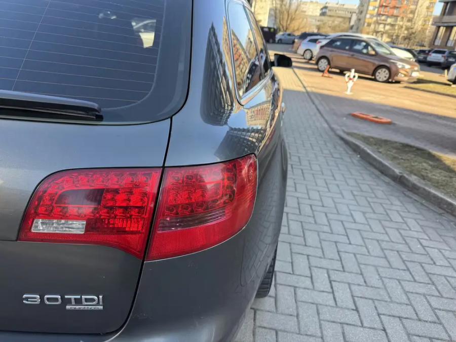 Grey Audi A6 2008 in Riga, with an engine capacity of 3.00 L and mileage of 319 thousand km for 3990 €, photo 9 on AUTOMOTO.COM.LV