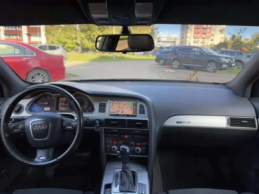 Grey Audi A6 2008 in Riga, with an engine capacity of 3.00 L and mileage of 266 thousand km for 4490 €, photo 8 on AUTOMOTO.COM.LV