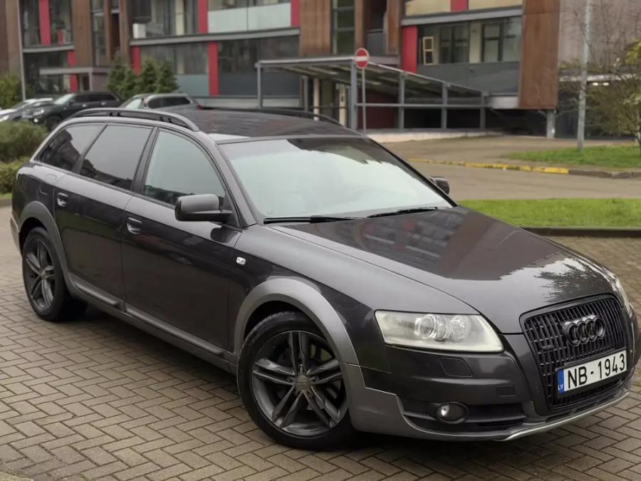 Grey Audi A6 2008 in Riga, with an engine capacity of 3.00 L and mileage of 372 thousand km for 4290 €, photo 1 on AUTOMOTO.COM.LV