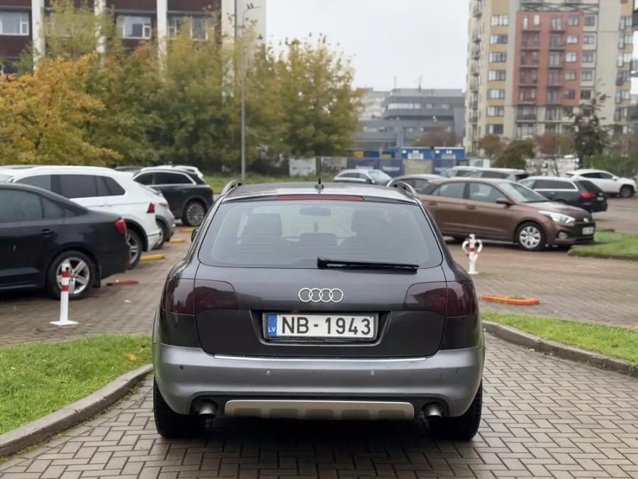Grey Audi A6 2008 in Riga, with an engine capacity of 3.00 L and mileage of 372 thousand km for 4290 €, photo 5 on AUTOMOTO.COM.LV
