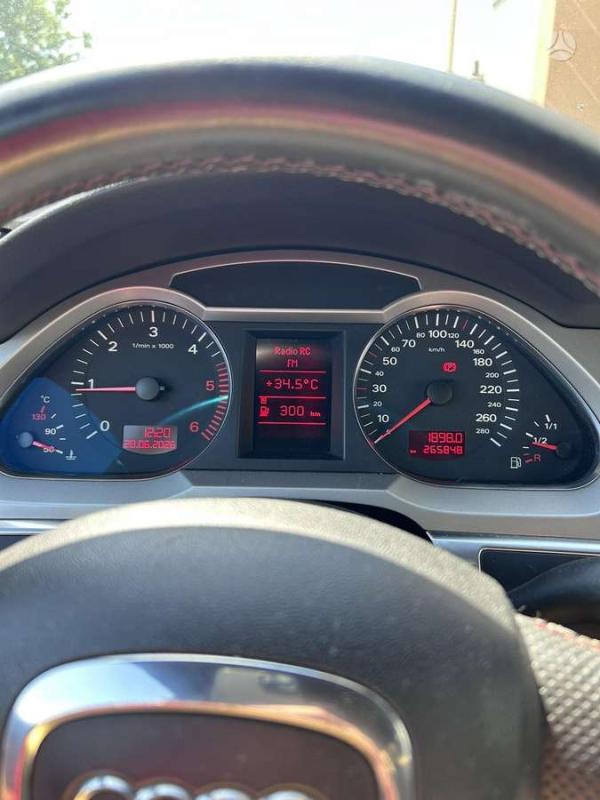 Pelēks Audi A6 2008 Kauņa, ar dzinēja tilpumu 1.97 L un nobraukumu 266 tūkst. km par 3800 €, foto 9 vietnē AUTOMOTO.COM.LV