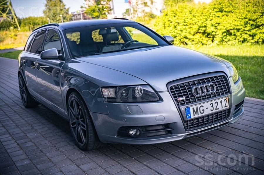 Grey Audi A6 2008 in Riga, with an engine capacity of 3.00 L and mileage of 329 thousand km for 2990 €, photo 4 on AUTOMOTO.COM.LV