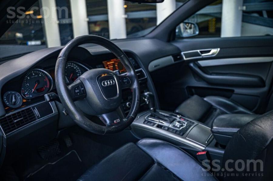 Grey Audi A6 2008 in Riga, with an engine capacity of 3.00 L and mileage of 329 thousand km for 2990 €, photo 11 on AUTOMOTO.COM.LV