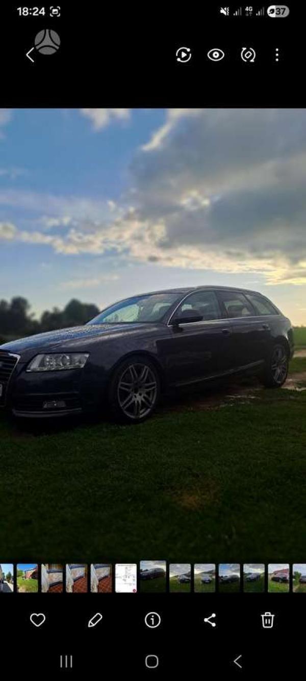 Grey Audi A6 2008 in Vilnius, with an engine capacity of 2.70 L and mileage of 290 thousand km for 4700 €, photo 1 on AUTOMOTO.COM.LV