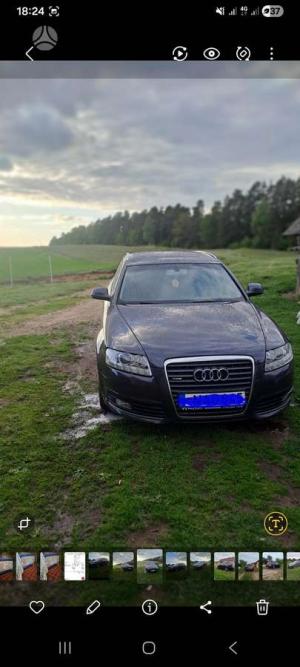Pelēks Audi A6 2008 Viļņa, ar dzinēja tilpumu 2.70 L un nobraukumu 290 tūkst. km par 4700 €, foto 4 vietnē AUTOMOTO.COM.LV