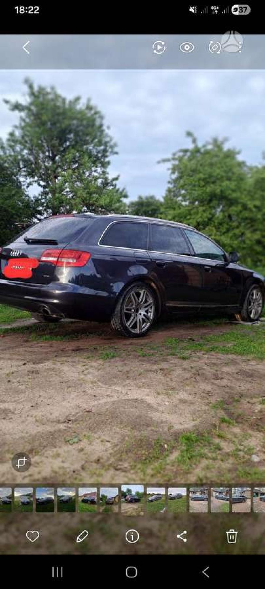 Pelēks Audi A6 2008 Viļņa, ar dzinēja tilpumu 2.70 L un nobraukumu 290 tūkst. km par 4700 €, foto 6 vietnē AUTOMOTO.COM.LV