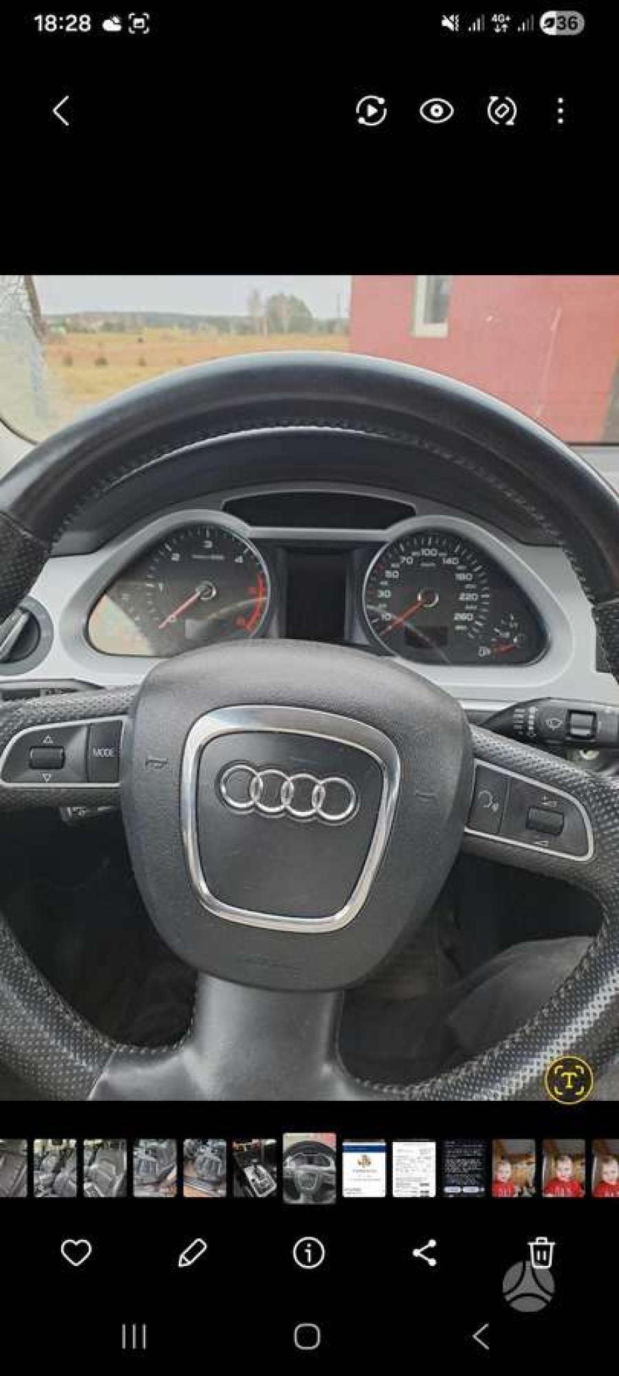Pelēks Audi A6 2008 Viļņa, ar dzinēja tilpumu 2.70 L un nobraukumu 290 tūkst. km par 4700 €, foto 7 vietnē AUTOMOTO.COM.LV