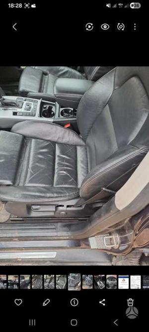 Pelēks Audi A6 2008 Viļņa, ar dzinēja tilpumu 2.70 L un nobraukumu 290 tūkst. km par 4700 €, foto 9 vietnē AUTOMOTO.COM.LV