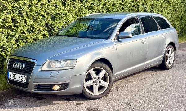 Pelēks Audi A6 2008 Viļņa, ar dzinēja tilpumu 2.97 L un nobraukumu 305 tūkst. km par 2100 €, foto 1 vietnē AUTOMOTO.COM.LV