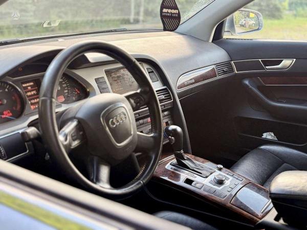 Grey Audi A6 2008 in Vilnius, with an engine capacity of 2.97 L and mileage of 305 thousand km for 2100 €, photo 5 on AUTOMOTO.COM.LV