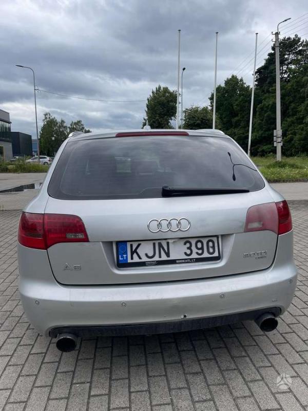 Grey Audi A6 2008 in Kaunas, with an engine capacity of 2.97 L and mileage of 376 thousand km for 1950 €, photo 5 on AUTOMOTO.COM.LV