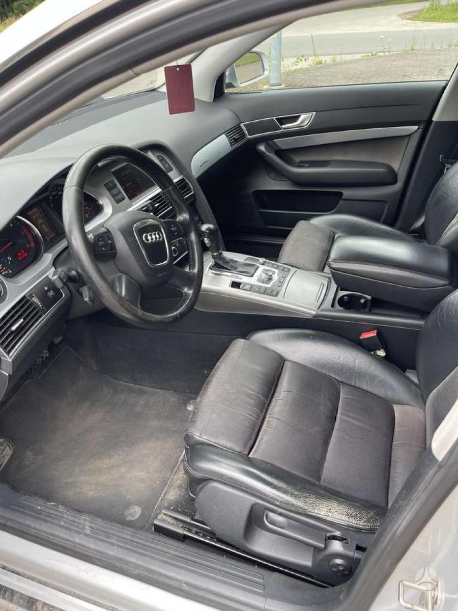 Pelēks Audi A6 2008 Kauņa, ar dzinēja tilpumu 2.97 L un nobraukumu 376 tūkst. km par 1950 €, foto 9 vietnē AUTOMOTO.COM.LV
