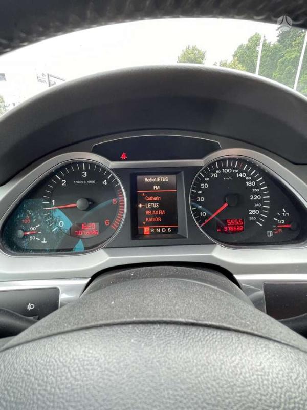 Grey Audi A6 2008 in Kaunas, with an engine capacity of 2.97 L and mileage of 376 thousand km for 1950 €, photo 10 on AUTOMOTO.COM.LV