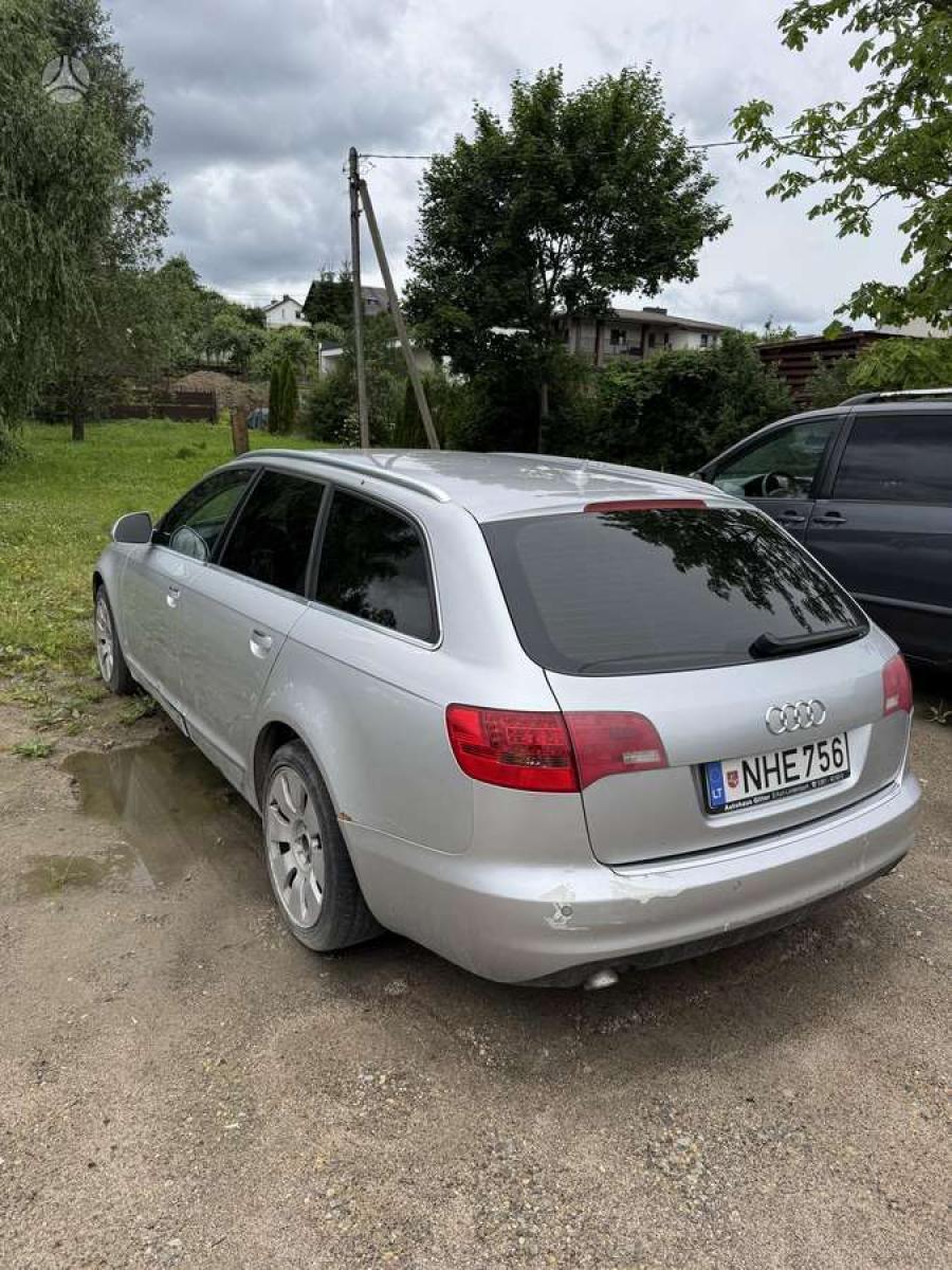 Grey Audi A6 2008 in Vilnius, with an engine capacity of 2.70 L and mileage of 240 thousand km for 2500 €, photo 3 on AUTOMOTO.COM.LV