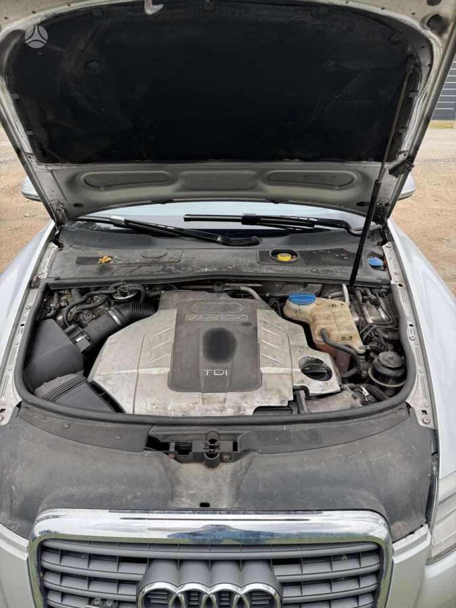 Grey Audi A6 2008 in Vilnius, with an engine capacity of 2.70 L and mileage of 240 thousand km for 2500 €, photo 9 on AUTOMOTO.COM.LV
