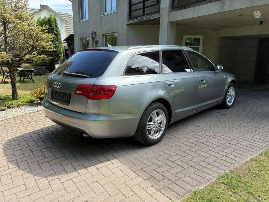 Grey Audi A6 2008 in Birzai, with an engine capacity of 1.97 L and mileage of 250 thousand km for 4600 €, photo 4 on AUTOMOTO.COM.LV
