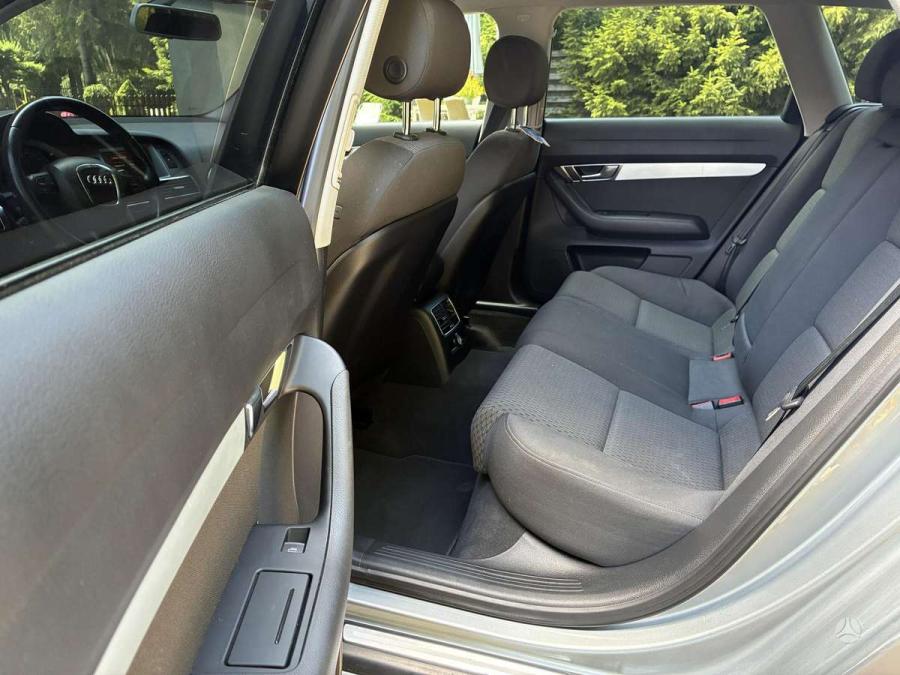 Grey Audi A6 2008 in Birzai, with an engine capacity of 1.97 L and mileage of 250 thousand km for 4600 €, photo 8 on AUTOMOTO.COM.LV