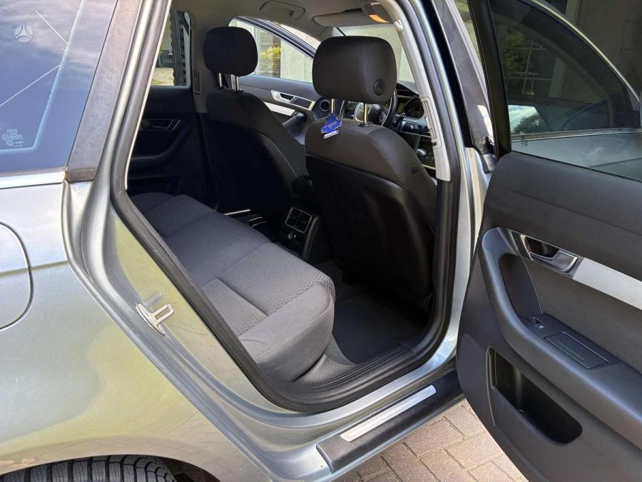 Grey Audi A6 2008 in Birzai, with an engine capacity of 1.97 L and mileage of 250 thousand km for 4600 €, photo 11 on AUTOMOTO.COM.LV