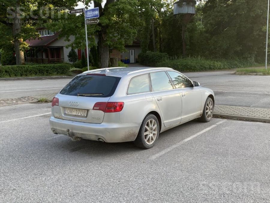 Pelēks Audi A6 2008 Cēsis, ar dzinēja tilpumu 3.00 L un nobraukumu 370 tūkst. km par 2000 €, foto 4 vietnē AUTOMOTO.COM.LV