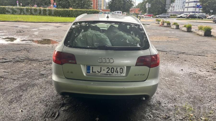 Pelēks Audi A6 2008 Rīga, ar dzinēja tilpumu 2.70 L un nobraukumu 398 tūkst. km par 3500 €, foto 4 vietnē AUTOMOTO.COM.LV