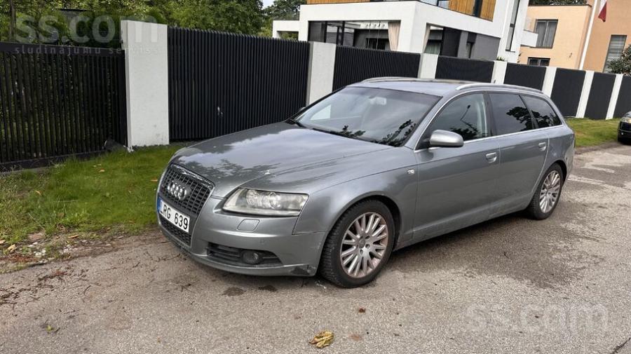 Grey Audi A6 2008 in Jurmala, with an engine capacity of 3.00 L and mileage of 247 thousand km for 2450 €, photo 4 on AUTOMOTO.COM.LV