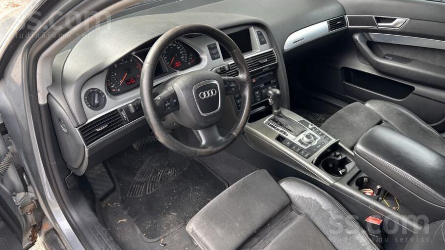 Grey Audi A6 2008 in Jurmala, with an engine capacity of 3.00 L and mileage of 247 thousand km for 2450 €, photo 11 on AUTOMOTO.COM.LV