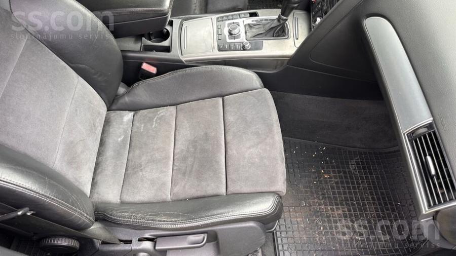 Grey Audi A6 2008 in Jurmala, with an engine capacity of 3.00 L and mileage of 247 thousand km for 2450 €, photo 19 on AUTOMOTO.COM.LV