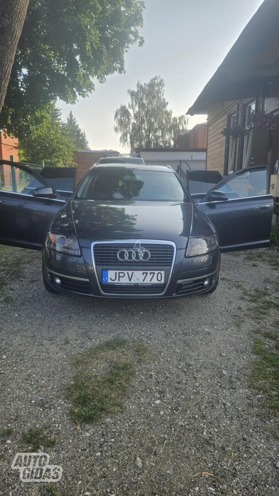 Pelēks Audi A6 2008 Kauņa, ar dzinēja tilpumu 2.00 L un nobraukumu 290 tūkst. km par 4500 €, foto 1 vietnē AUTOMOTO.COM.LV
