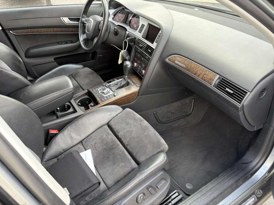 Grey Audi A6 2008 in Alytus, with an engine capacity of 4.20 L and mileage of 170 thousand km for 5650 €, photo 13 on AUTOMOTO.COM.LV