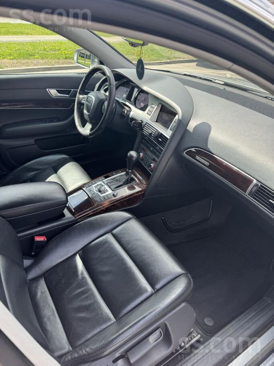 Grey Audi A6 2008 in Riga, with an engine capacity of 3.00 L and mileage of 295 thousand km for 4890 €, photo 11 on AUTOMOTO.COM.LV